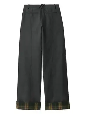 Burberry Check-trim Trousers