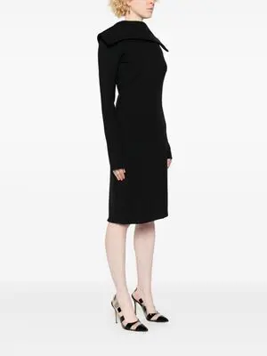 Philosophy Di Lorenzo Serafini Foldover-neckline Midi Dress