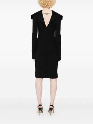 Philosophy Di Lorenzo Serafini Foldover-neckline Midi Dress