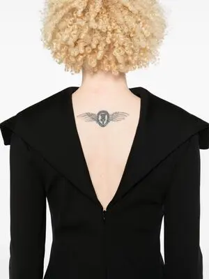 Philosophy Di Lorenzo Serafini Foldover-neckline Midi Dress