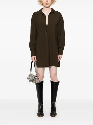 Philosophy Di Lorenzo Serafini Shift Mini Dress - Brown