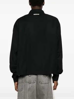A PAPER KID Drawstring-hem Shirt