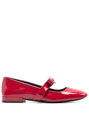 Versace Glossed Flats For Women
