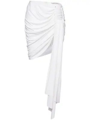Christopher Esber Arced Palm Mini Skirt - White