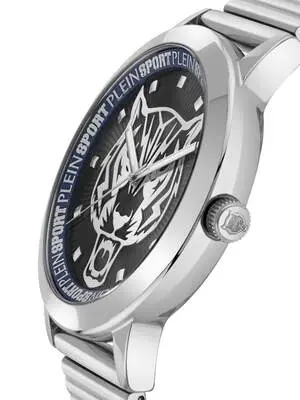 PLEIN SPORT 44mm Iron Tiger Bracelet Watch - Black