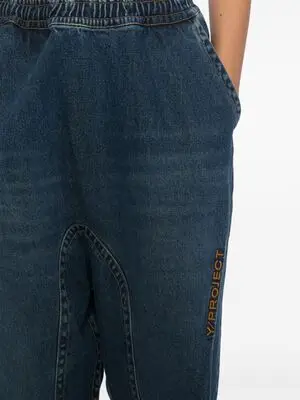 Y/project Logo-embroidered Jeans