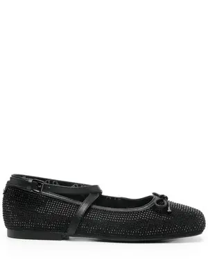 Michael Kors Rhinestone-embellished Ballerina Flats