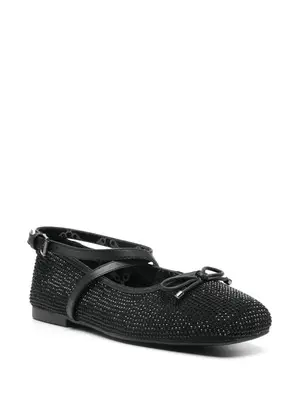 Michael Kors Rhinestone-embellished Ballerina Flats