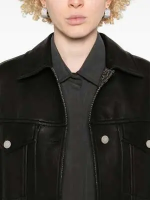 Max Mara Girino Leather Coat