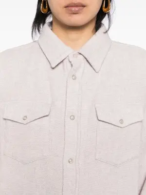 GOD'S TRUE CASHMERE Melange Shirt - Pink