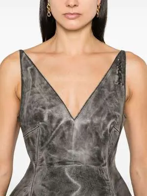 Marni Flared Mini Dress - Grey