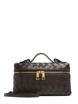 Bottega Veneta BOTTEGA VENETA Intrecciato Leather Vanity Case Fondant-gold