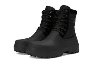 Hunter London Waterproof Lace-up Boots - Black