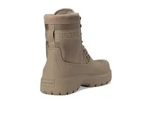 Hunter London Waterproof Lace-up Boots - Brown