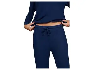 Eberjey Cozy Time Joggers Pajama Set - Navy