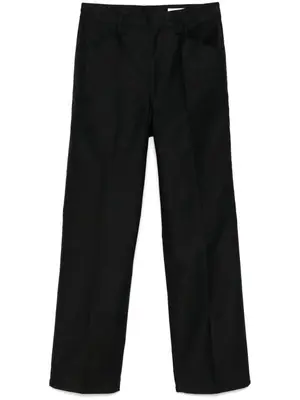 Lemaire Black Wash Pants For Women