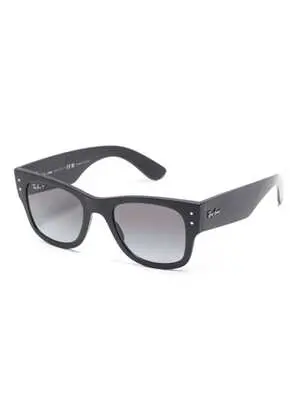 Ray-ban Mega Wayfarer Liteforce Square-frame Sunglasses - Black