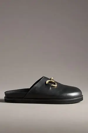 PILCRO Horsebit Buckle Clogs