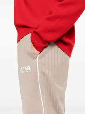 GOLDEN GOOSE Logo-print Track Pants