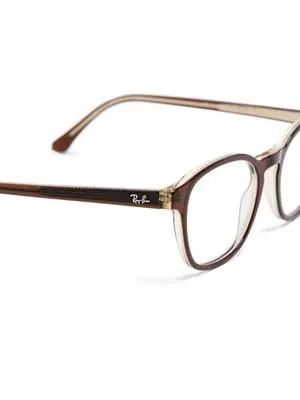 Ray-ban Square-frame Glasses - Brown