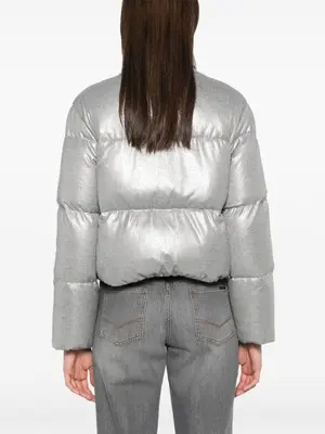 Peserico Lamé-effect Puffer Jacket