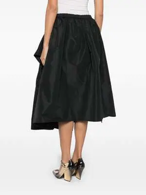 Biyan Taffeta Cape Dress
