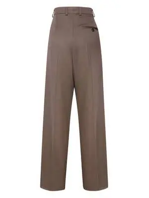 Stella McCartney Wool Tailored Trousers - Brown