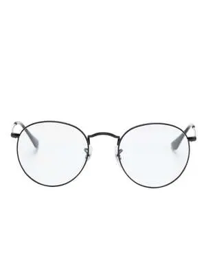 Ray-ban Round-frame Glasses - Black