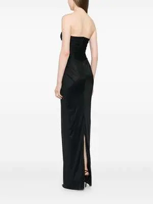 Christopher Esber Plunge Strapless Maxi Dress