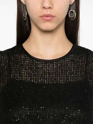 Peserico Open-knit Sleeveless Top