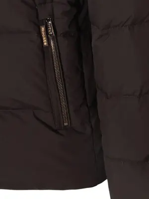 MOORER Padded Jacket With Detachable Hood - Black