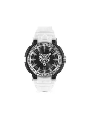 PLEIN SPORT 45mm Tiger Power Strap Watch - Black