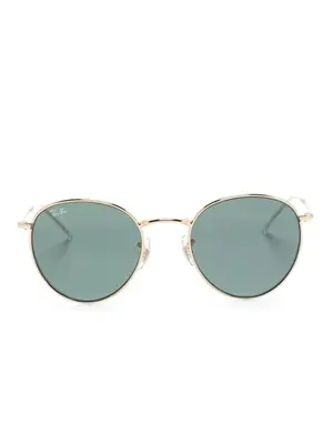 Ray-ban Round Reverse Sunglasses - Gold
