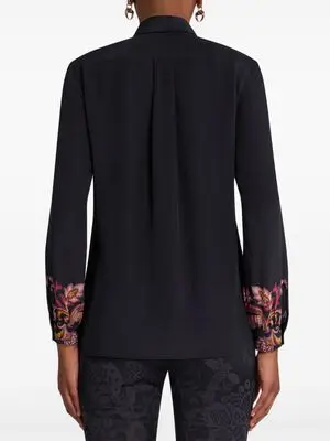 Etro Printed Silk Shirt
