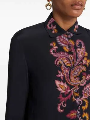 Etro Printed Silk Shirt