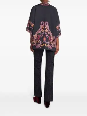 Etro Printed Silk Shirt