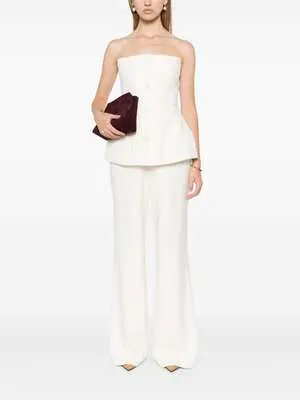 Roland Mouret Strapless Jumpsuit
