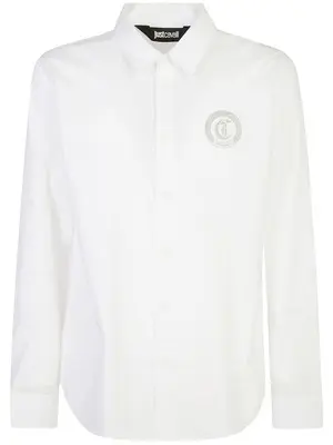 Just Cavalli Logo-print Cotton Shirt