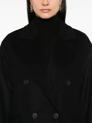 TWINSET Double-breasted Coat - Black