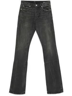 PURPLE BRAND P072 Raw Super Stack Flare Jeans