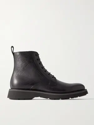 Berluti Alessio Scritto Venezia Full-grain Leather Boots