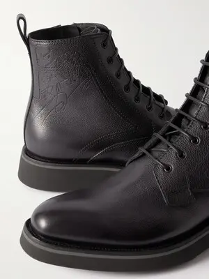 Berluti Alessio Scritto Venezia Full-grain Leather Boots