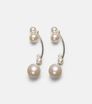 Sophie Bille Brahe Grand Stella Pearl Single Earring - Gold