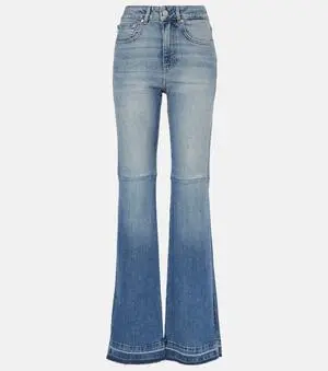 Ag La Croisette High-rise Flared Jeans