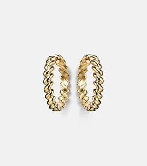 ANITA KO Coil Hoop Earrings - Gold