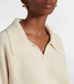 NILI LOTAN Selena Wool Polo Sweater