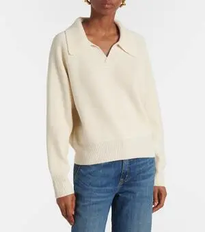 NILI LOTAN Selena Wool Polo Sweater