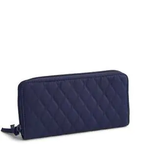 VERA BRADLEY Continental Wallet In Peacoat - Blue