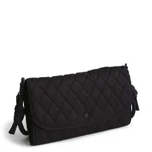VERA BRADLEY Quilted Wallet Crossbody - Black