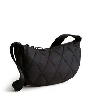 Black Patchwork Crossbody Bags